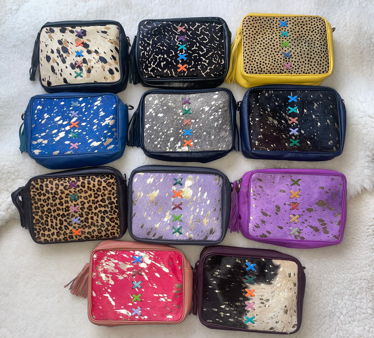 Handcrafted, Recycled Leather & Hide Camera Bag. – Dot Com Bags